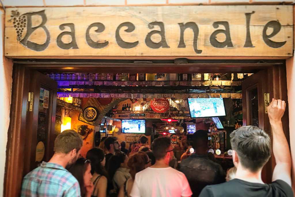 Baccanale Trastevere | Pub & Live Sport a Roma | Cocktail, aperitivi e ...